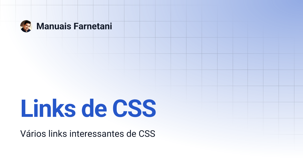 Links de CSS | Manuais Farnetani